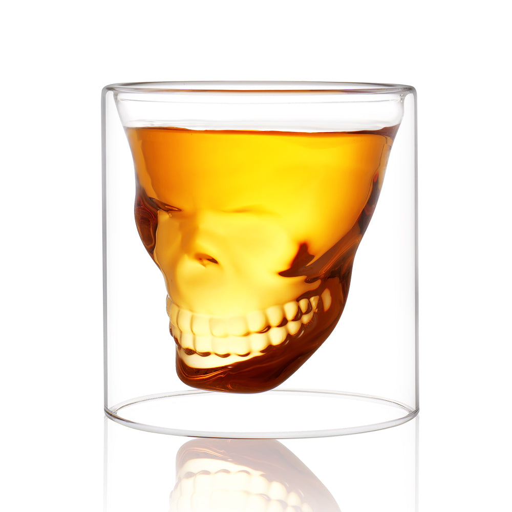 Halloween Skull Style 2.7oz 4.4oz Glassware Party Drinking Glasses Cup ...