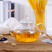 Tea Brewing Borosilicate Glass Teapot with Strainer 33.8oz 1000ml ...